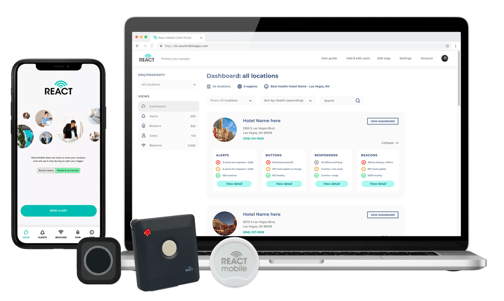 Panic Button Apps And Devices For The Workplace React Mobile